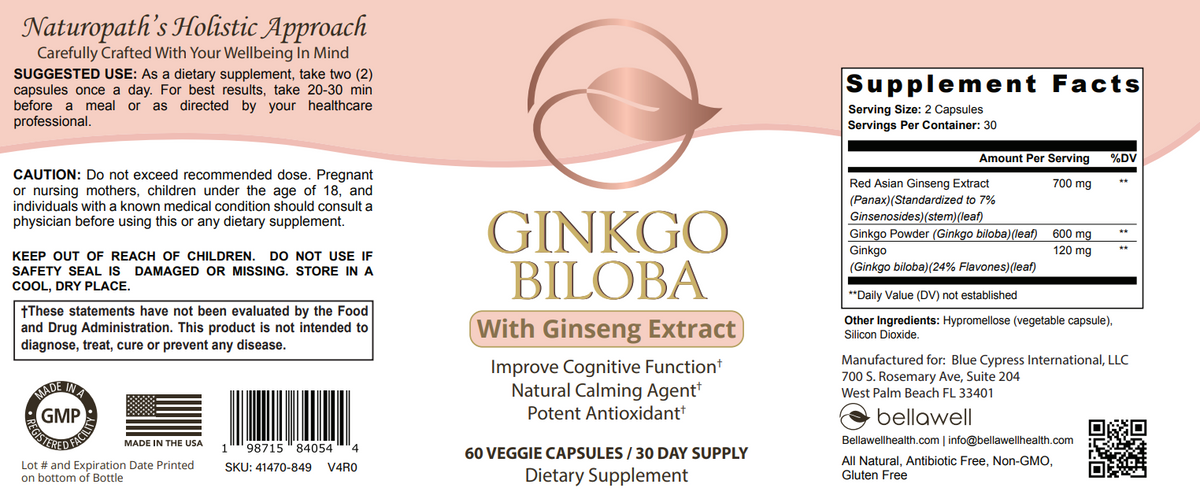 Ginkgo Biloba: Ancient Wisdom in Modern Supplements – Bellawell Health